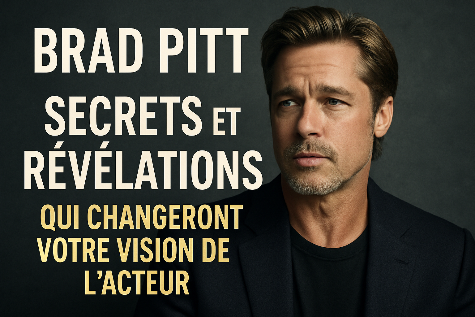 Brad Pitt : Secrets et Révélations qui Changeront Votre Vision de l'Acteur